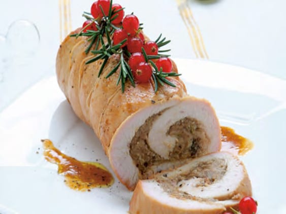 Turkey supreme roll with chestnut mousse - Electrolux Professional ...
