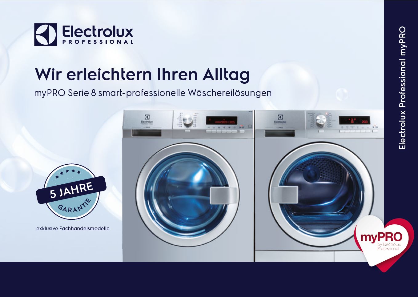 Verkaufsunterlagen myPRO 8er Serie | Electrolux Professional