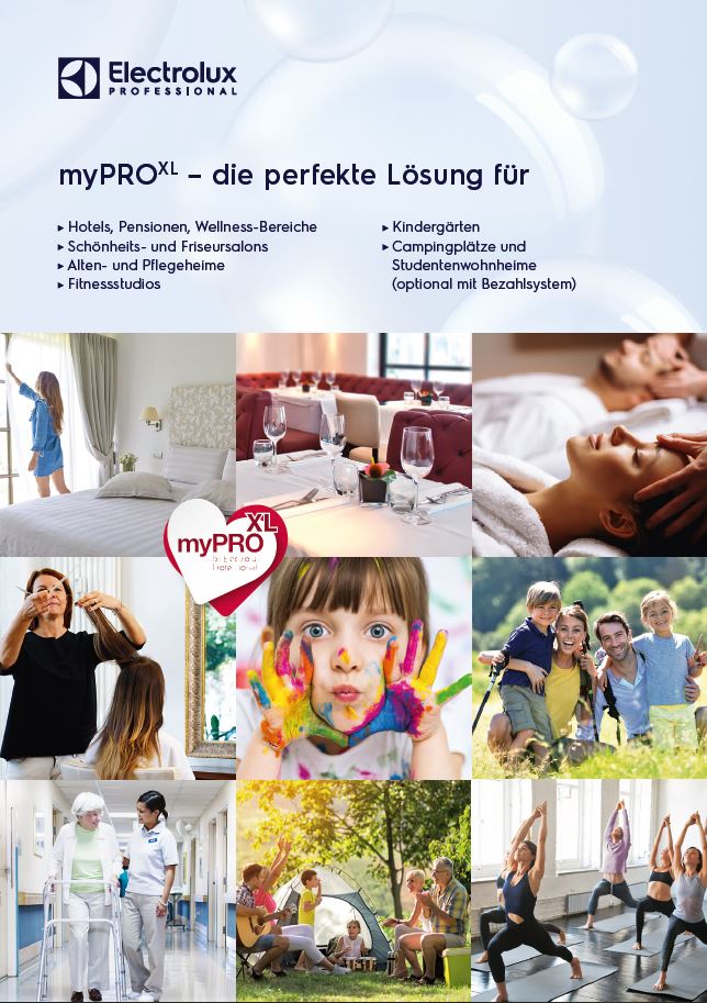 Verkaufsunterlagen myPRO 8er Serie | Electrolux Professional