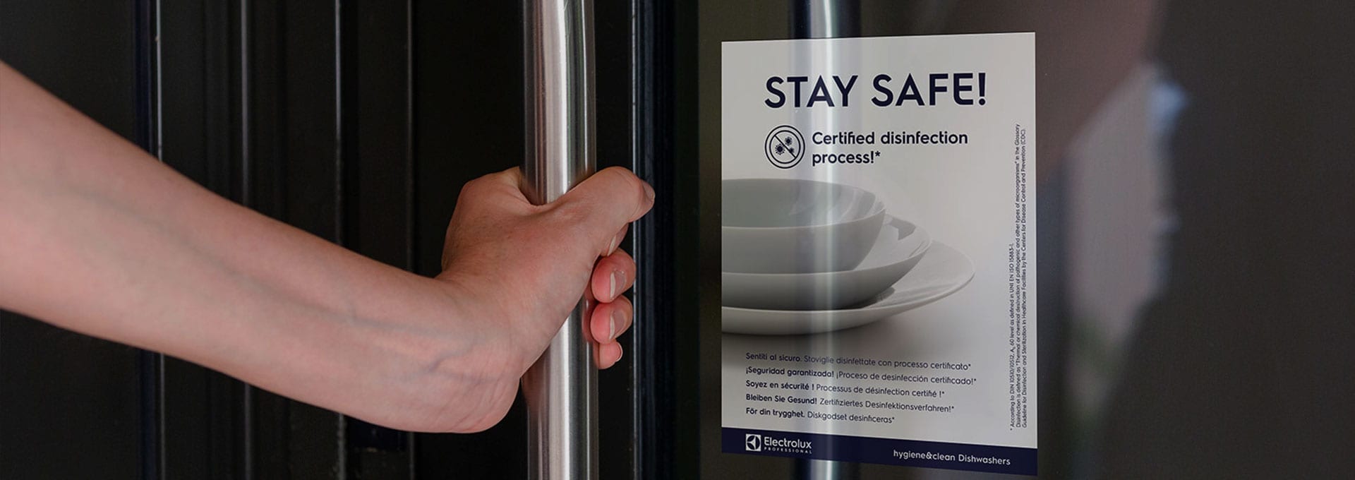 Dezinficirajte posuđe uz liniju perilica posuđa hygiene&clean i ...