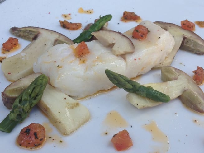 Hake Loin with Boletus and Tomato confit | Electrolux Professional